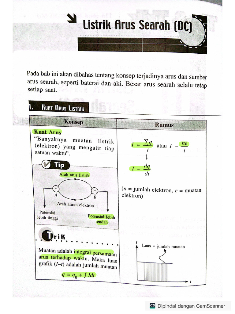 Listrik Arus Searah (DC) Tip N Trik | PDF