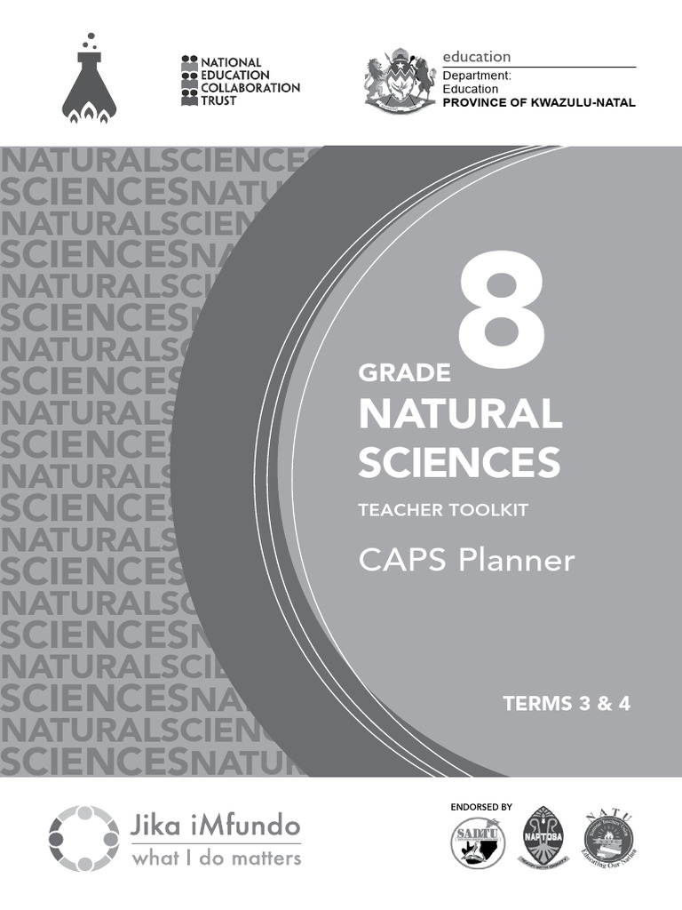 GR 8 Natural Sciences Planner 2020 Terms 3 and 4 WEB | PDF ...