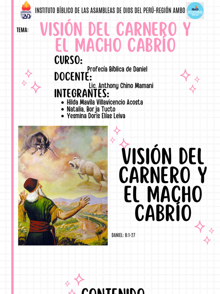 Visión Del Carnero y El Macho Cabrío | PDF | Daniel (figura bíblica ...