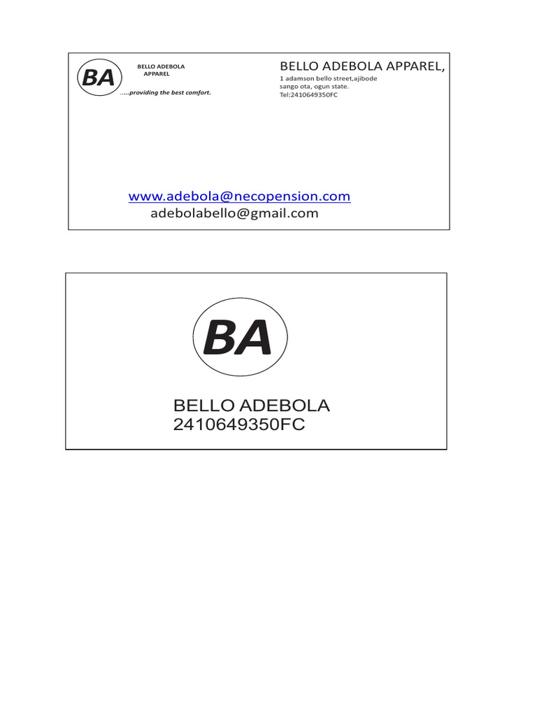 Bello Ade 12 | PDF