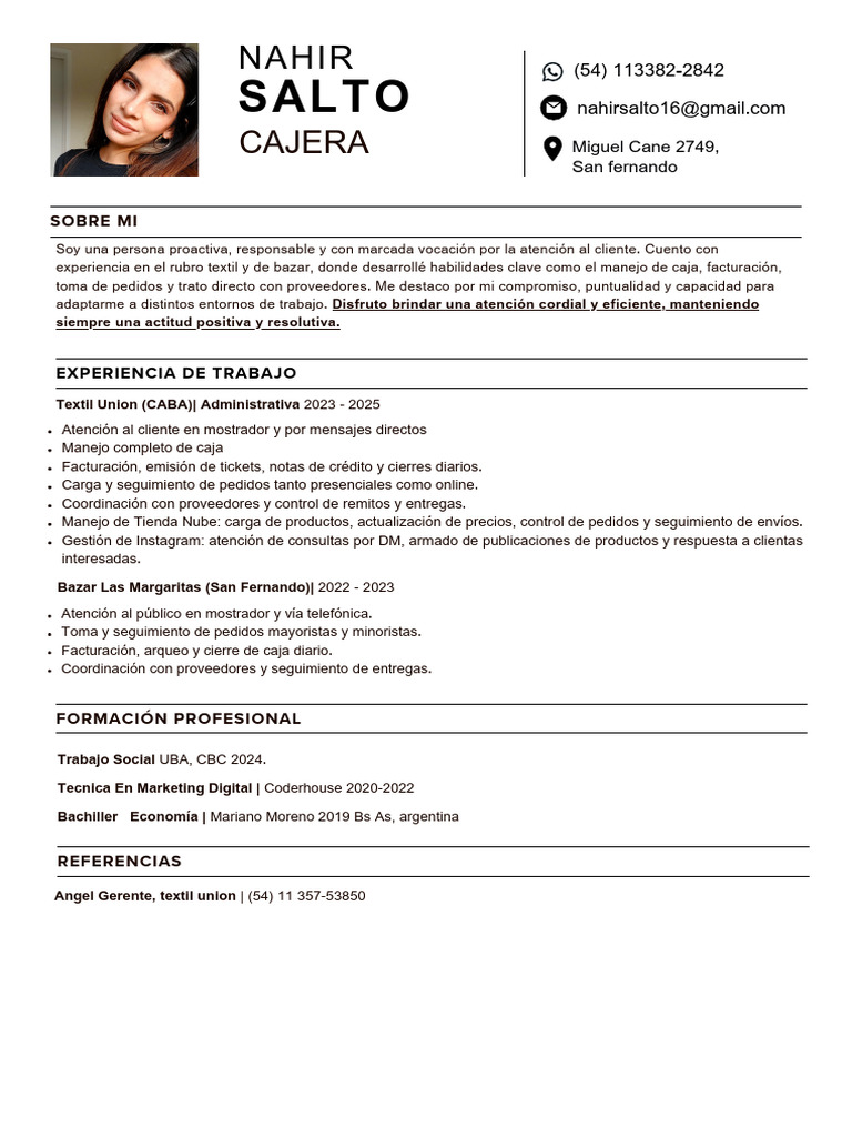 Curriculum Vitae CV Médico Profesional de La Salud Minimalista Sencillo ...