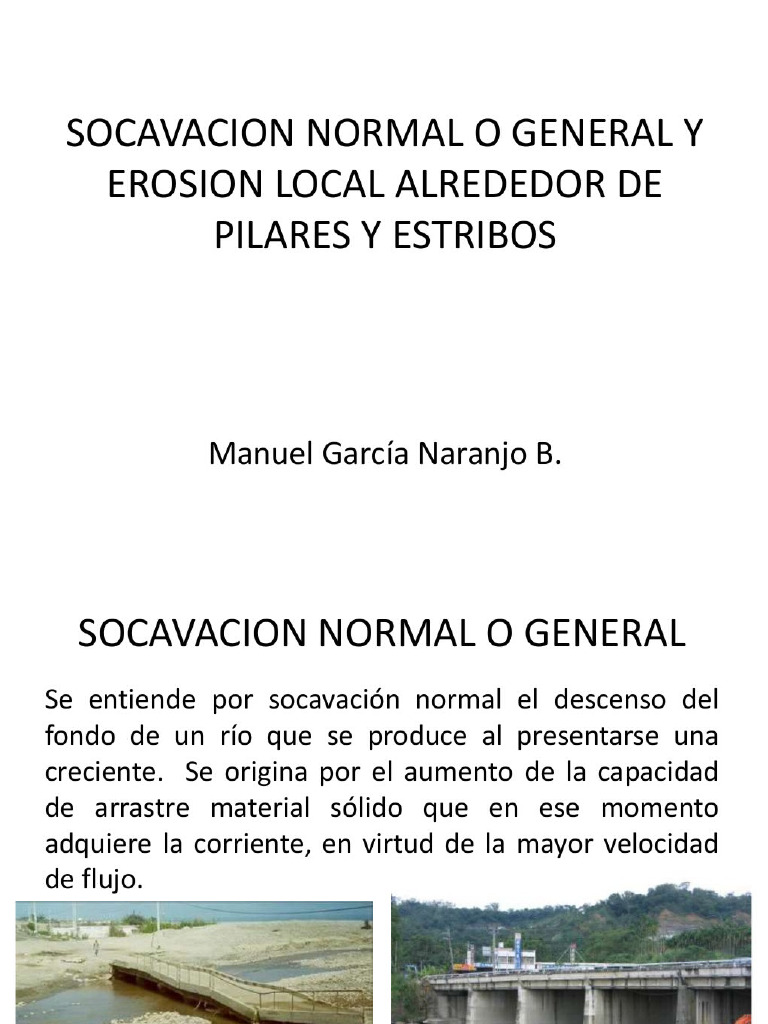 Socavacion | PDF