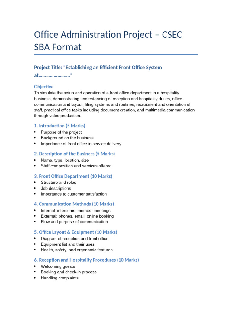 Efficient Front Office System Project | PDF | Recruitment | Multimedia