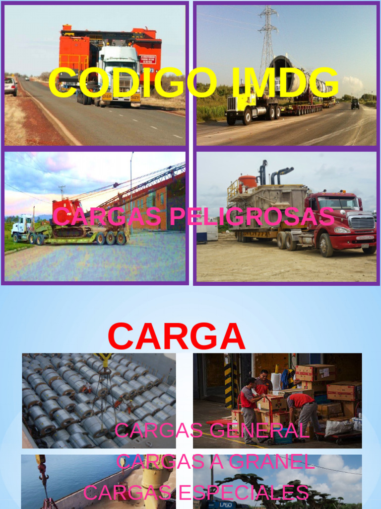 Codigo Imdg Presentacion RESUMED | PDF | Materiales | Ciencias fisicas