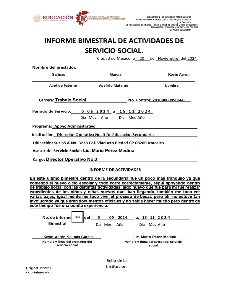 3do Informe | PDF