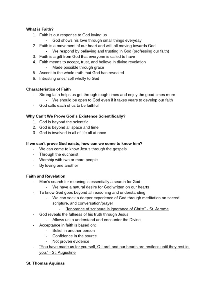 Profession of Faith Test Review | PDF | Mary, Mother Of Jesus | Faith