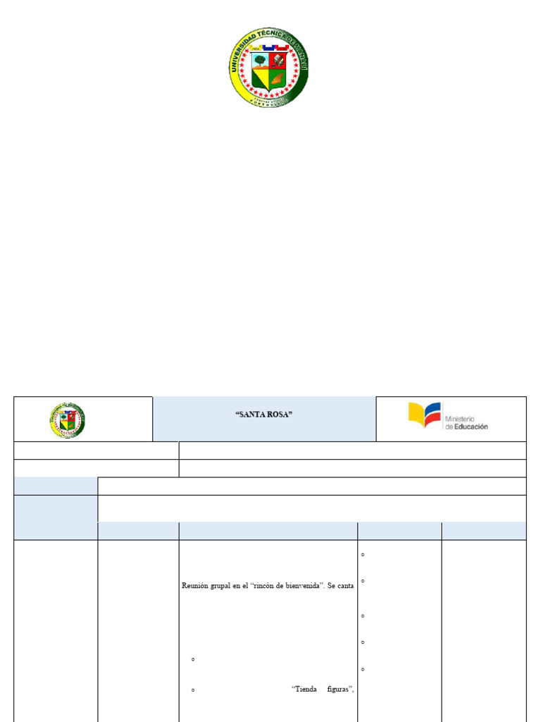 Planificación Curricular Subnivel LI Jessica Valencia | PDF ...