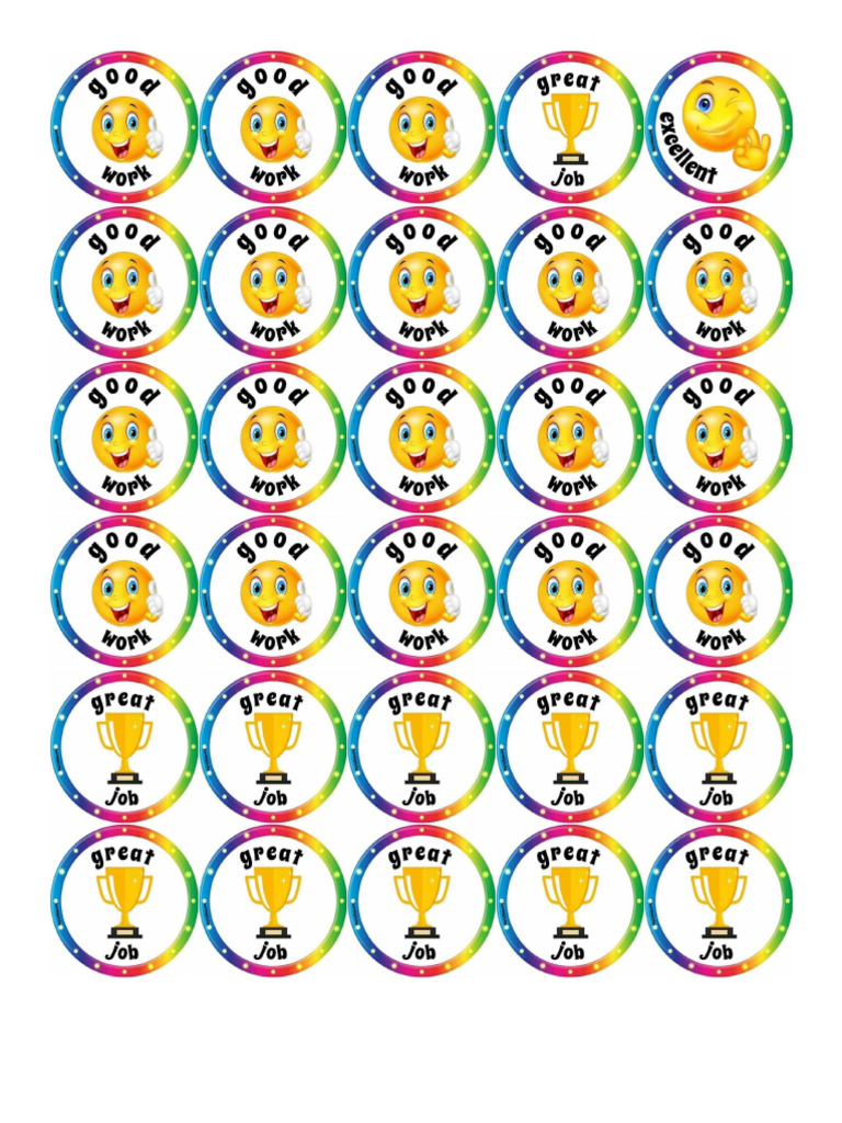 Sticker Good Job | PDF