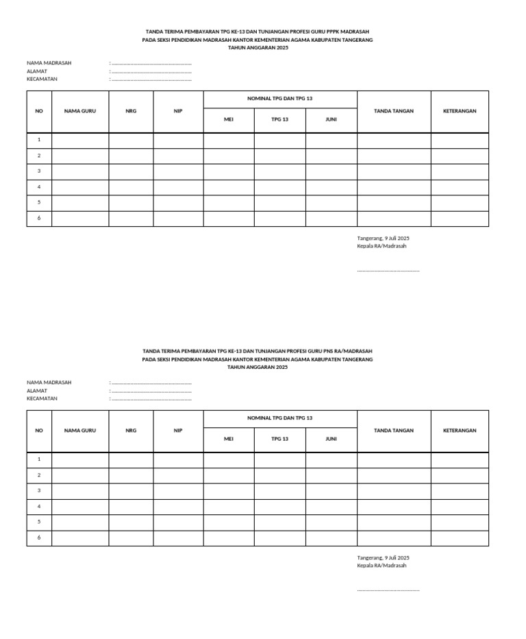 SPJ TPG Pns p3k April Juni | PDF