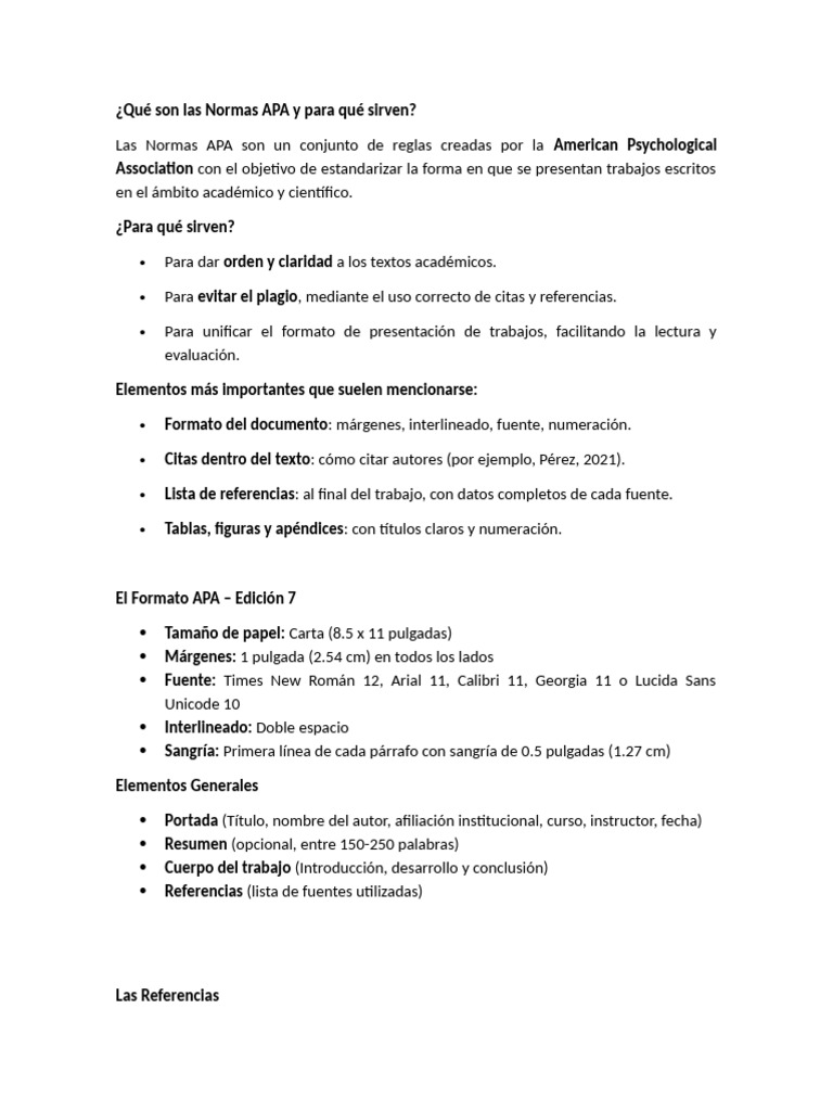 Normas APA: Guía Completa y Uso | PDF | Estilo apa | Escritura