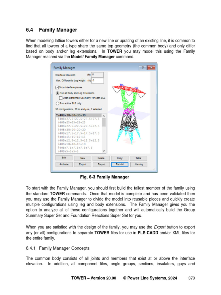 TOWER Family Manager Overview | PDF | Cartesian Coordinate System ...