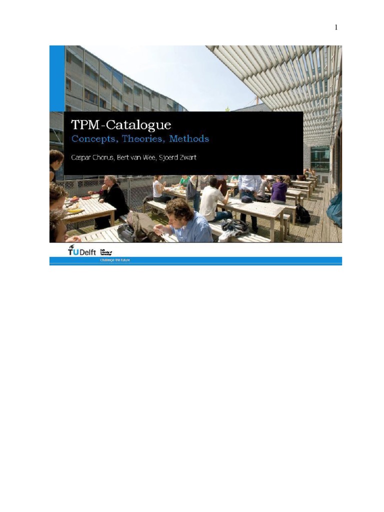 TPM Catalogue of Concepts, Theories and Methods | PDF | Attitude ...