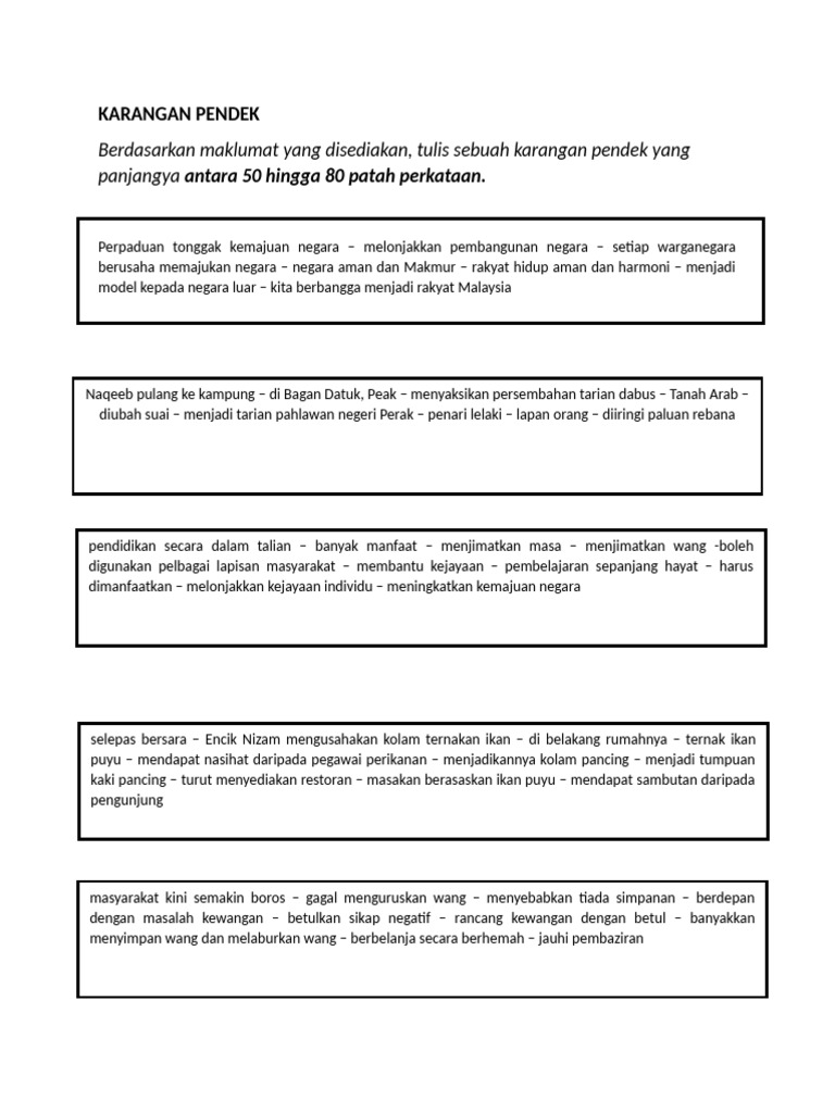 Karangan Pendek Pdf