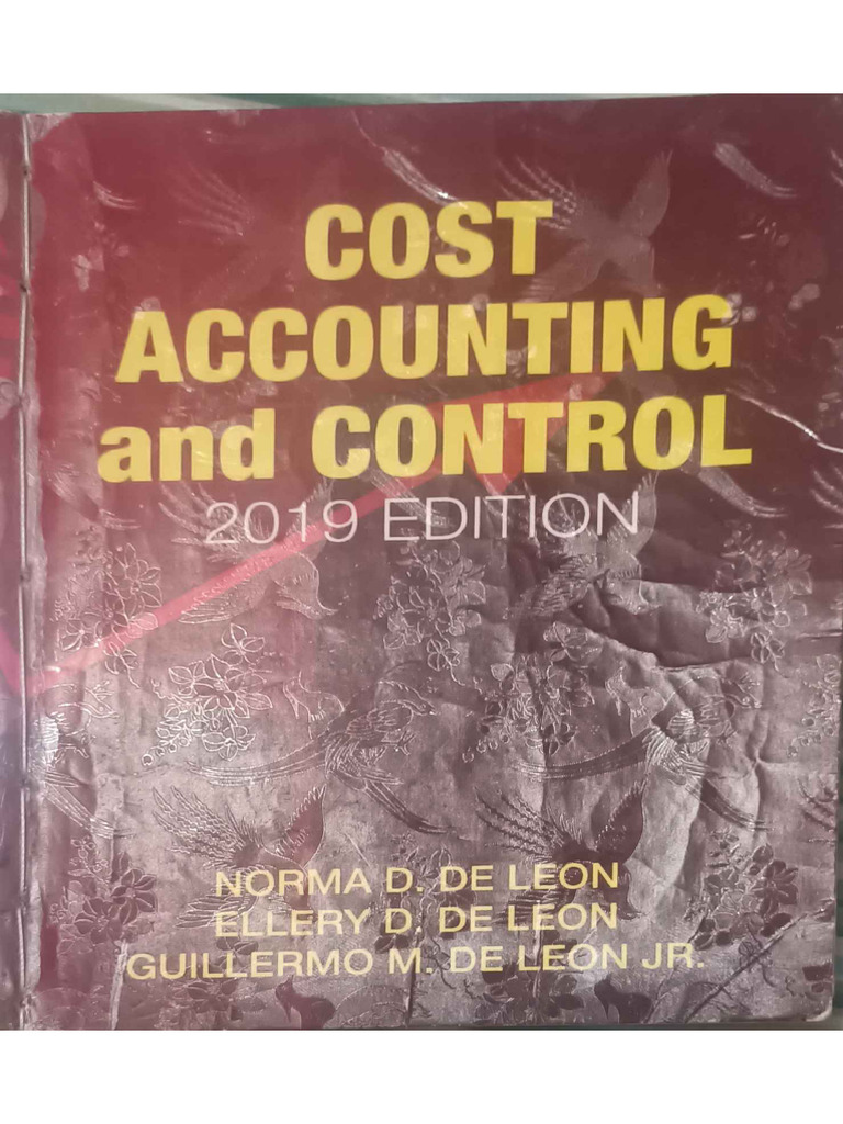 Cost Accounting and Control Chapter 1 | PDF