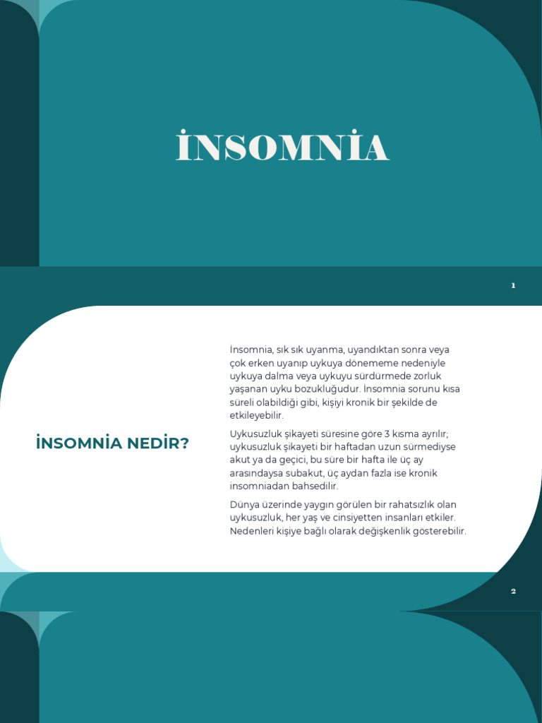 İnsomni̇a PDF | PDF