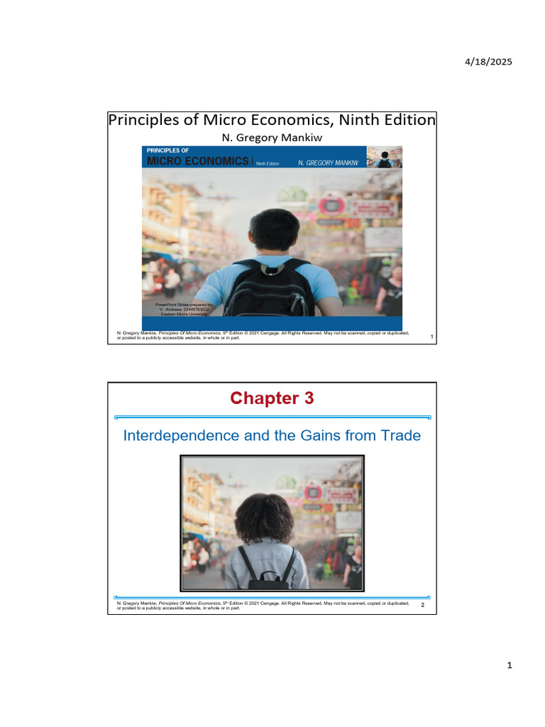 Gains from Trade in Microeconomics | PDF | Economics | Economies