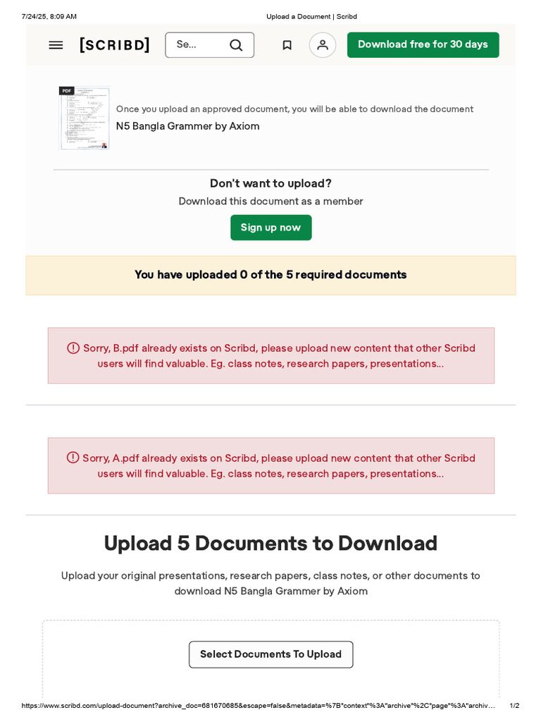 Uploading Documents on Scribd | PDF | Scribd