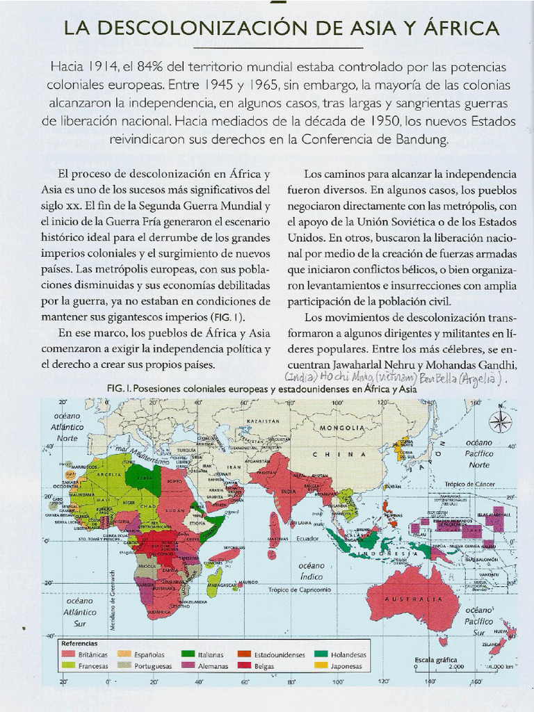 Historia 5 El Proceso de Descolonizacion | PDF