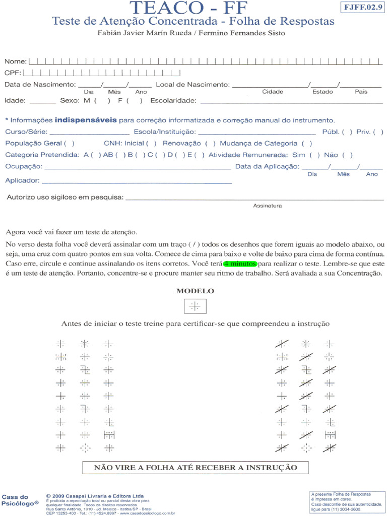 04. Teaco-ff - Modelo Do Tealt - Ok | PDF