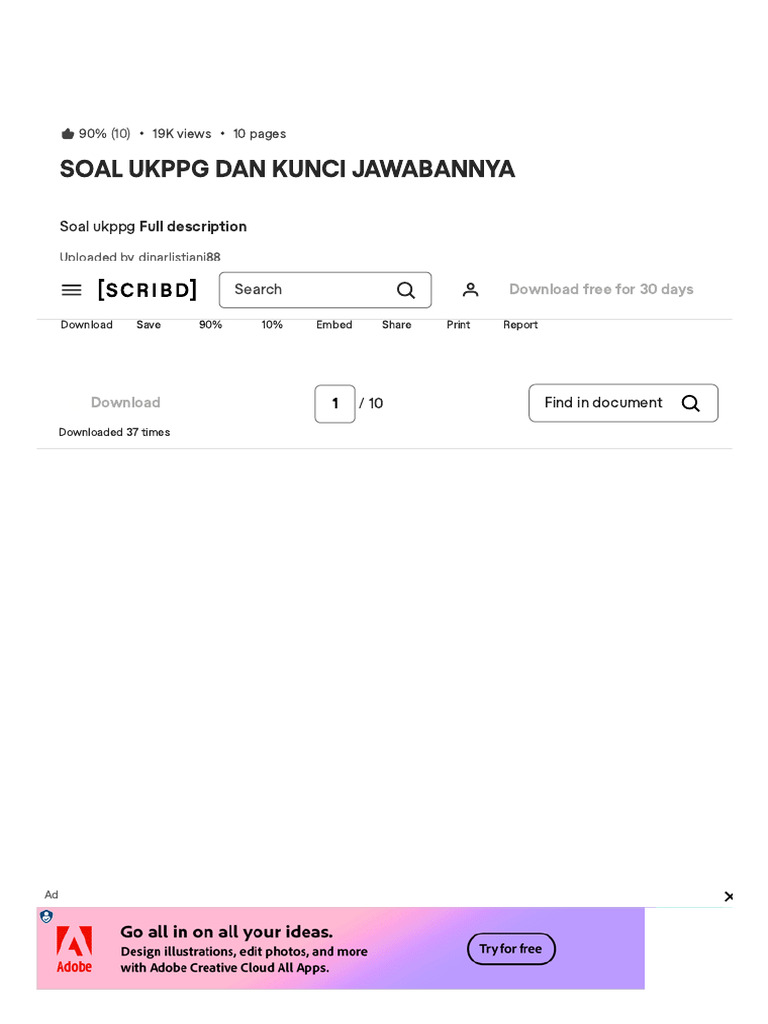 Soal Ukppg Dan Kunci Jawabannya - PDF | PDF