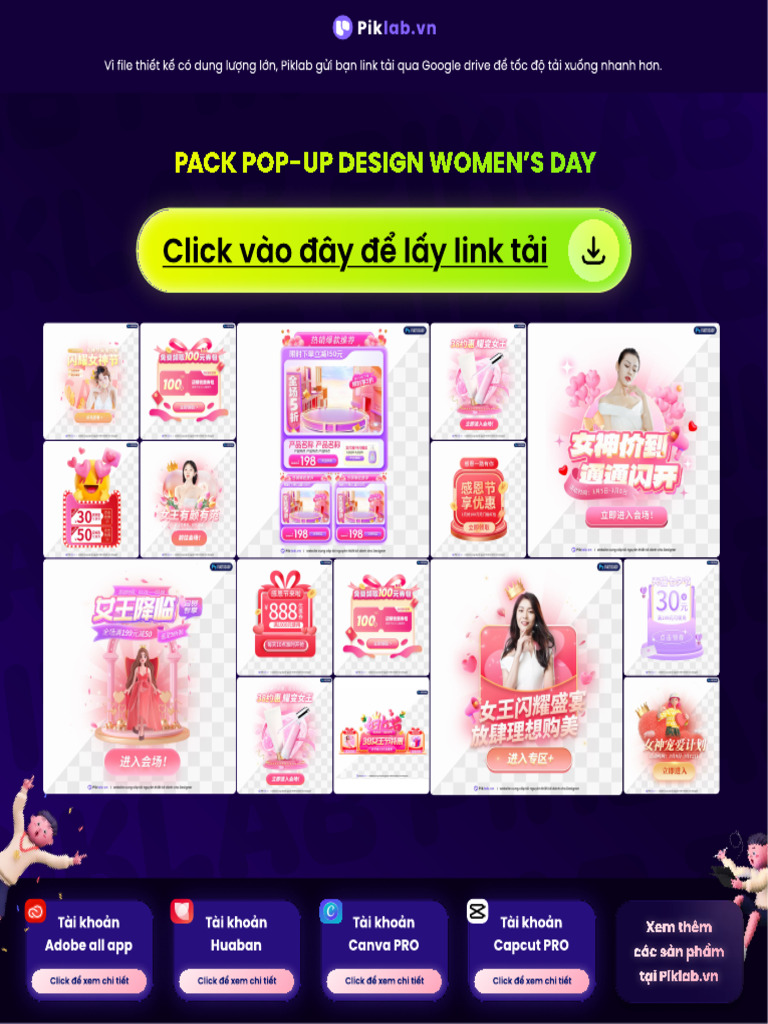 Piklab Packpopupdesign Womensdaydvda | PDF