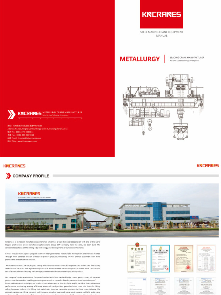 Steel Mill Crane Catalog | PDF