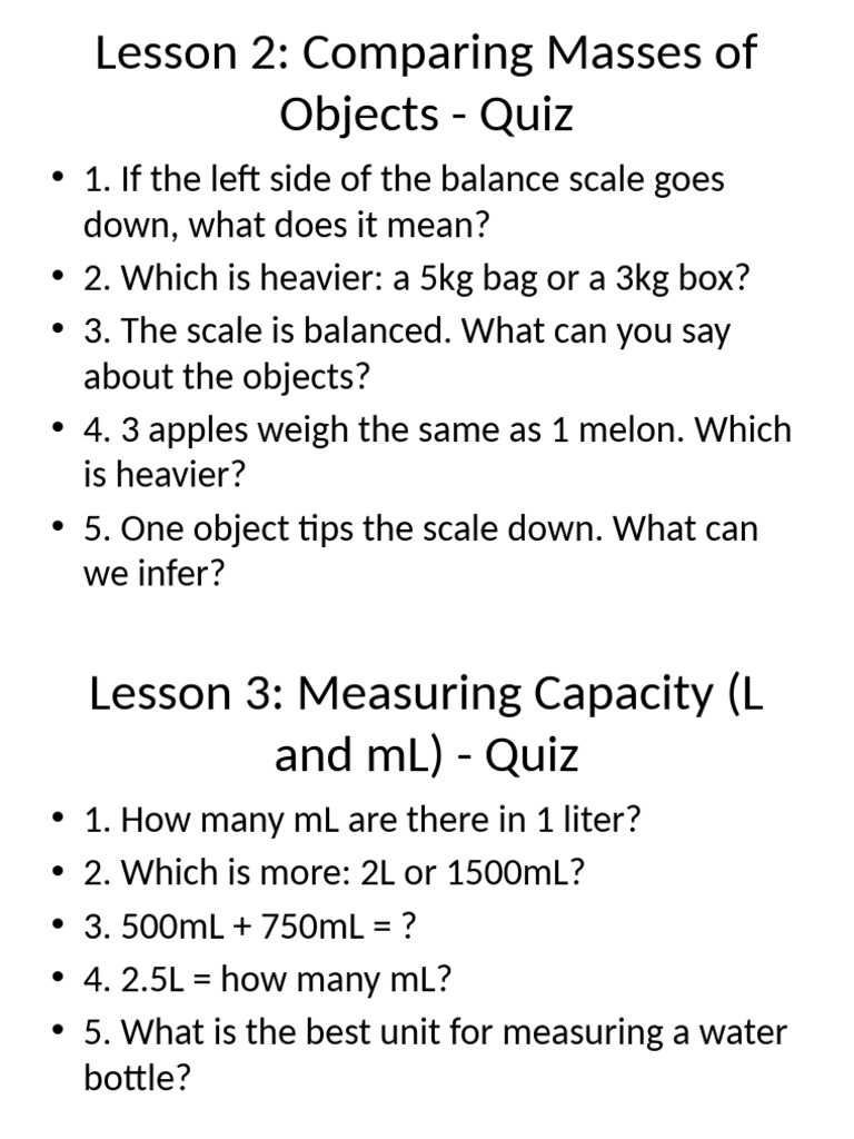 Math Lessons Quiz | PDF | Chess Theory