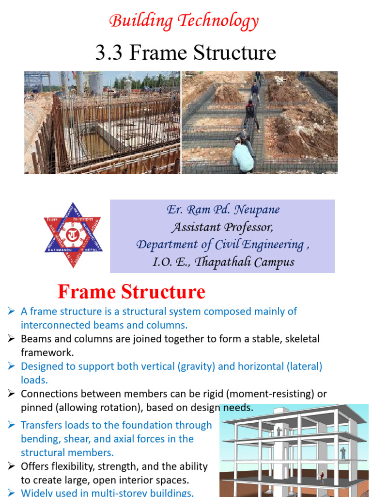 3.3.. Frame Strucutre | PDF | Concrete | Building Engineering