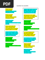 Lirik Lagu Hanit Wa Hanini | PDF