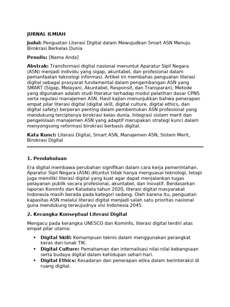 Jurnal Smart Asn | PDF