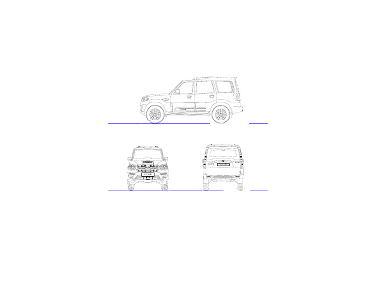 Mahindra Scorpio Classic Dimensions MM | PDF