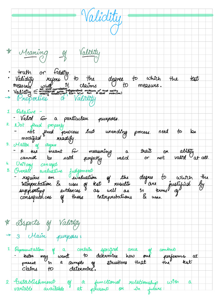 Validity | PDF
