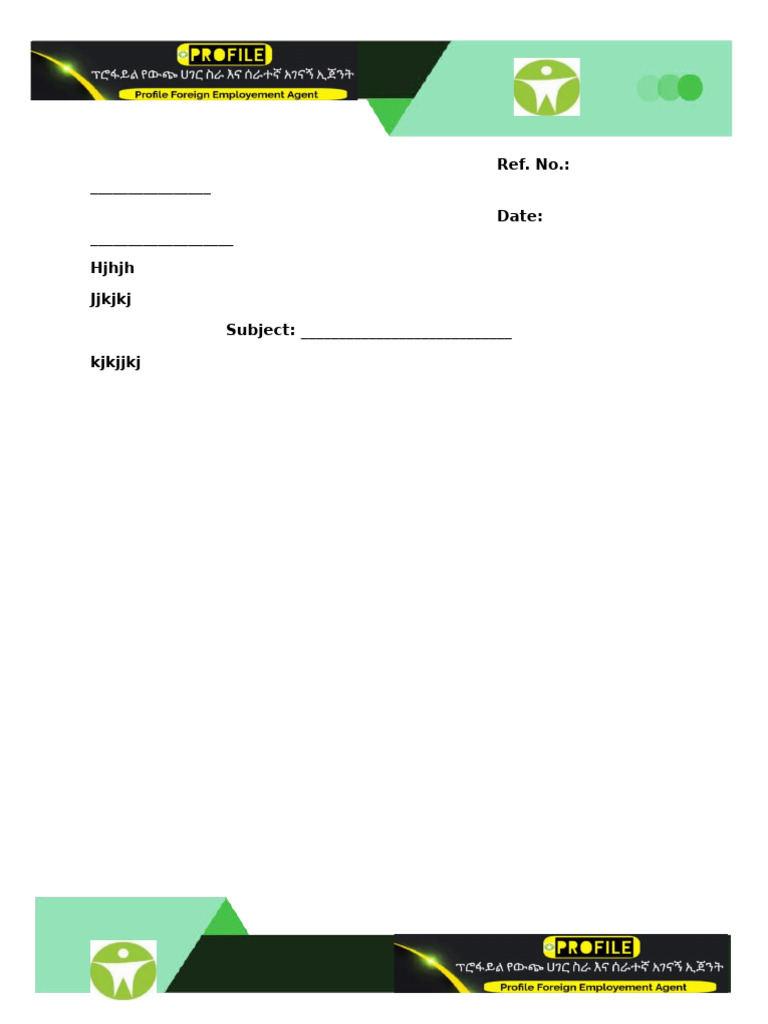 Profile Letter | PDF