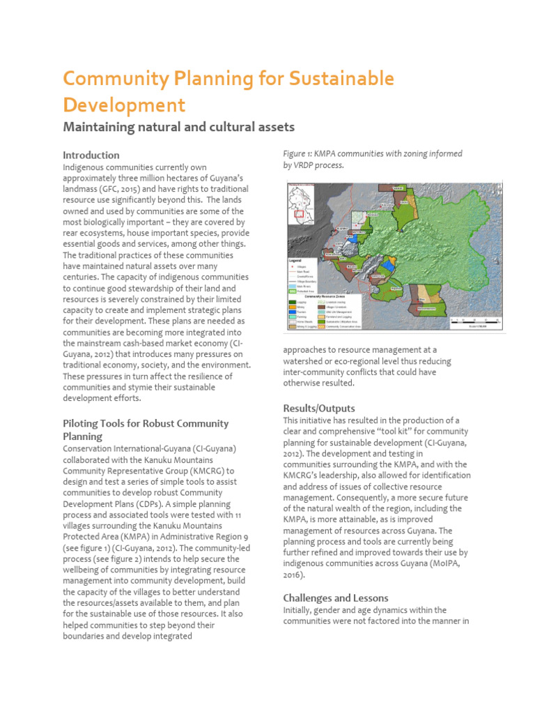 Community Planning for Indigenous Development | PDF | Sustainable ...
