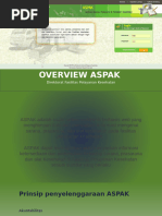 Petunjuk Pengisian ASPAK | PDF