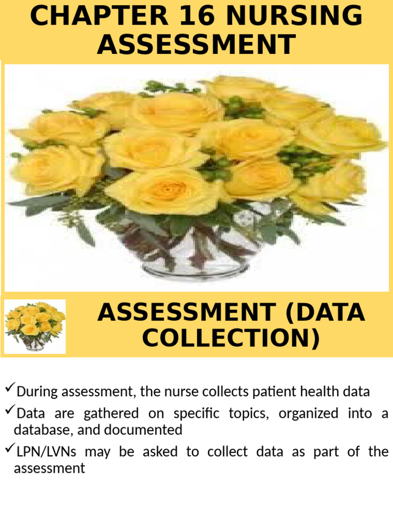 Chapter 16 Nursing Assessment Pdf Physical Examination Health
