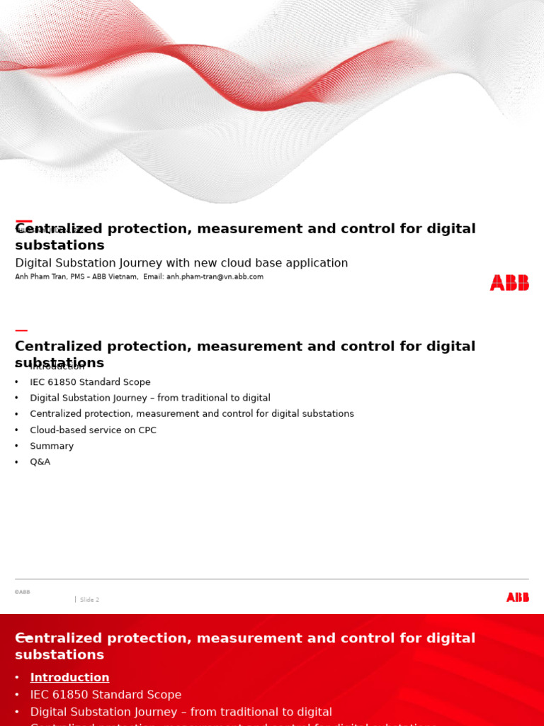 Centralized Protection, Measurement and Control For Digital Substations ...