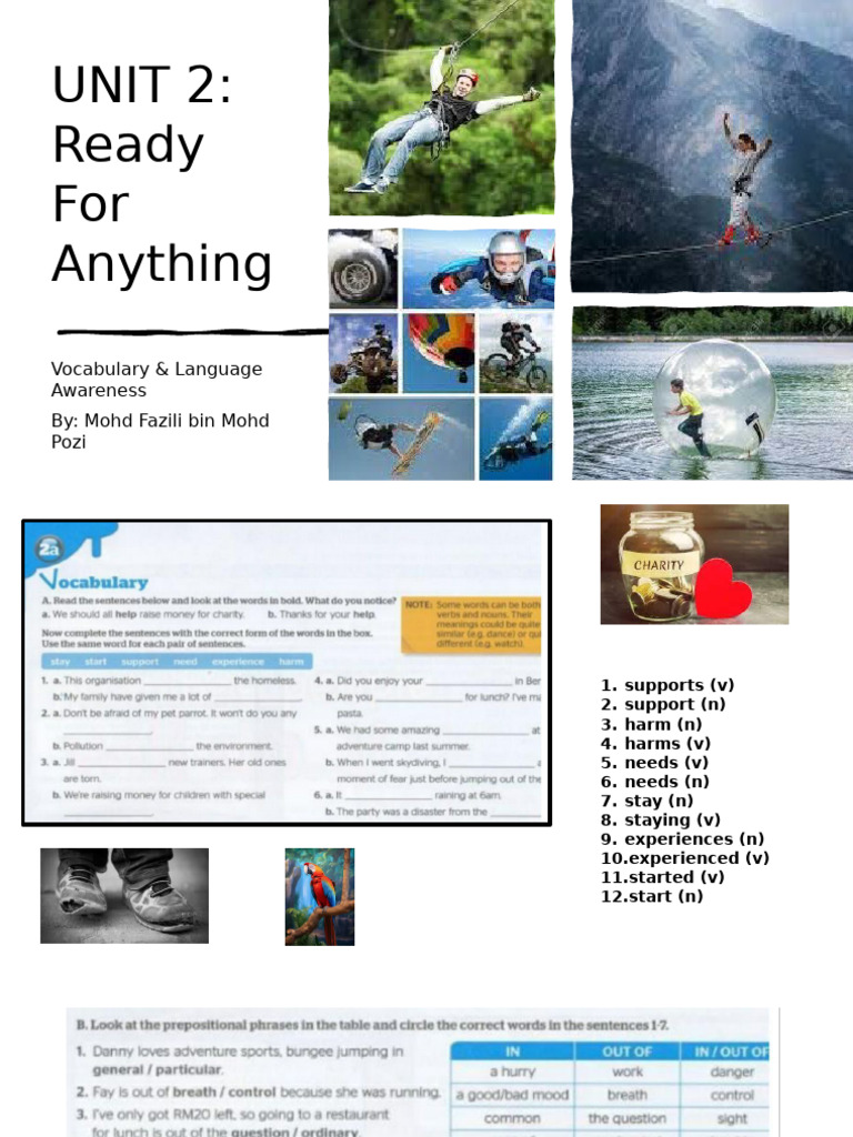 Unit 2 Ready For Anything La | PDF