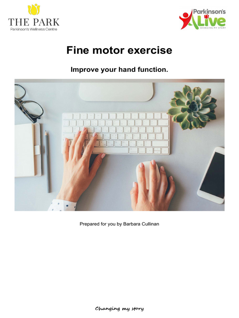 Fine Motor Exercise Sheets 1 | PDF | Hand | Thumb
