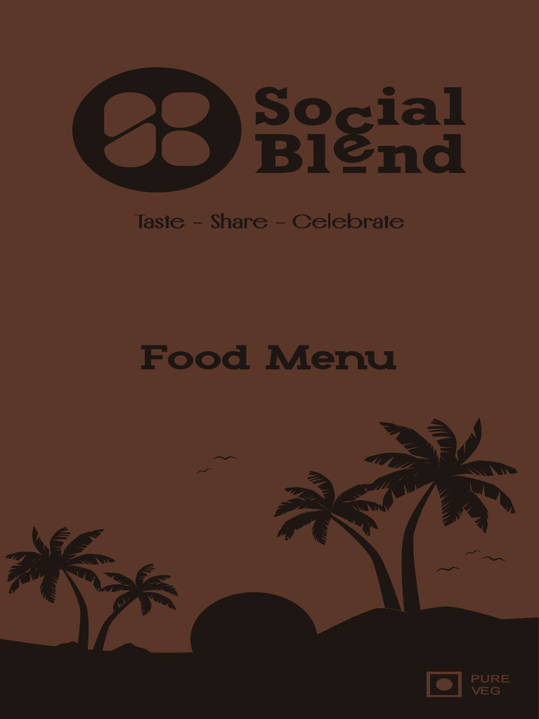 Neel's Aromatic Menu at The Social Blend | PDF | Pasta | Hamburgers