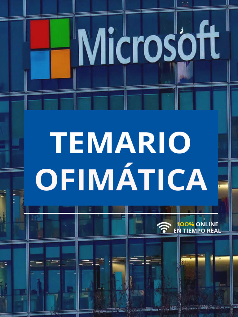 Curso de Ofimática 2025 Online | PDF | Microsoft Excel | Microsoft ...