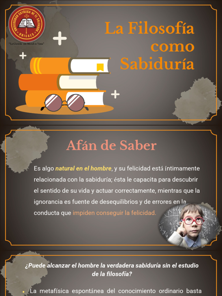 Sabiduría y Metafísica en Filosofía | PDF | Sabiduría | Conocimiento