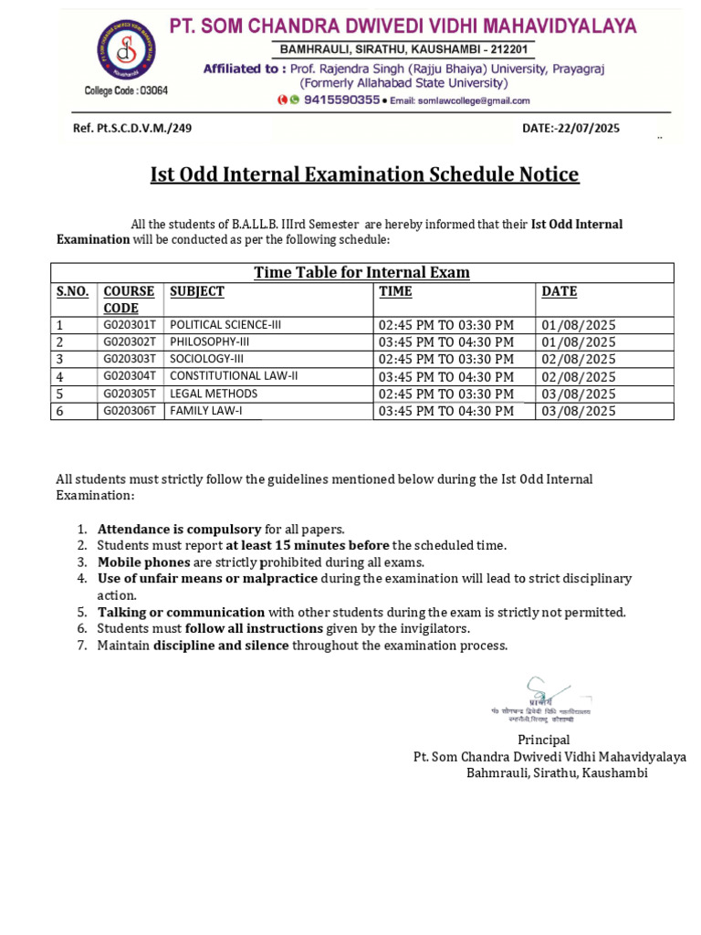 Ballb Iii Semester | PDF