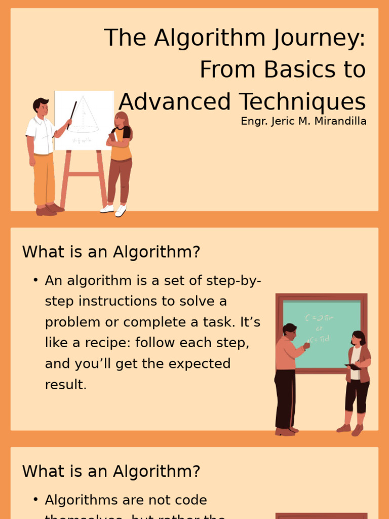 Week 6 The Algorithm Journey | PDF | Algorithms | Computer Science