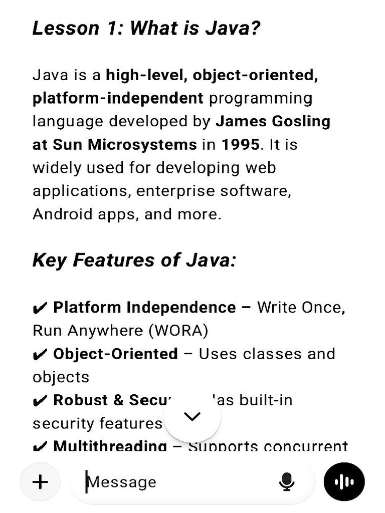Lesson #1 What Is Java | PDF