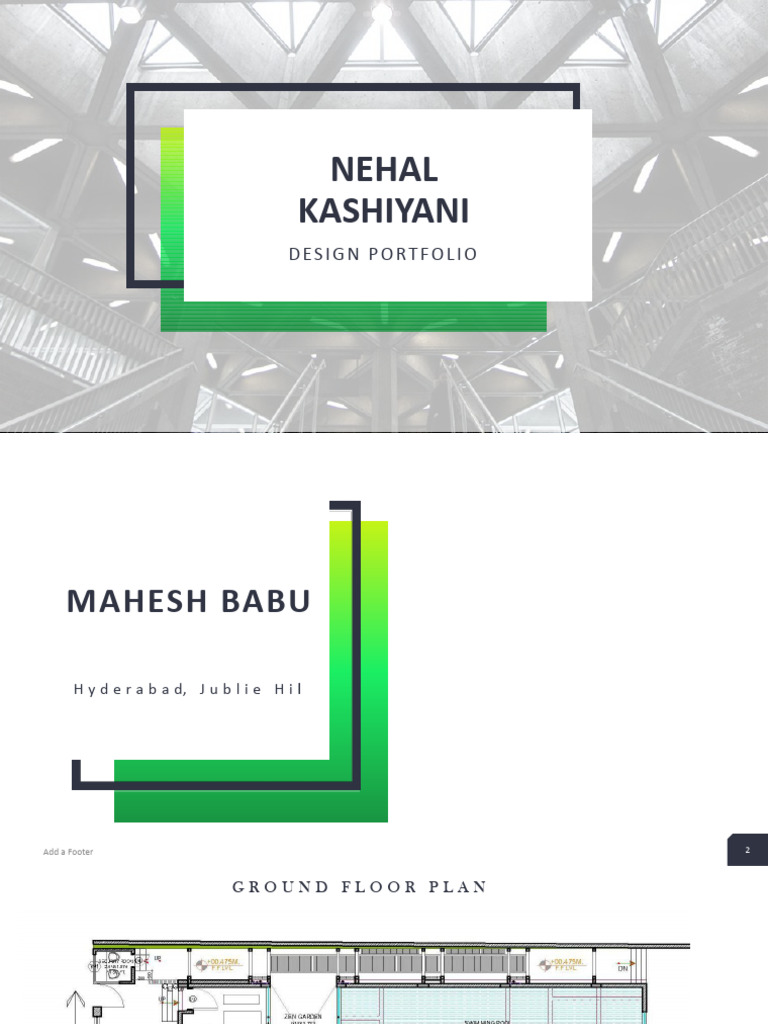 Design Portfolio Nehal Kashiyani PDF | PDF | Room | Architectural Design