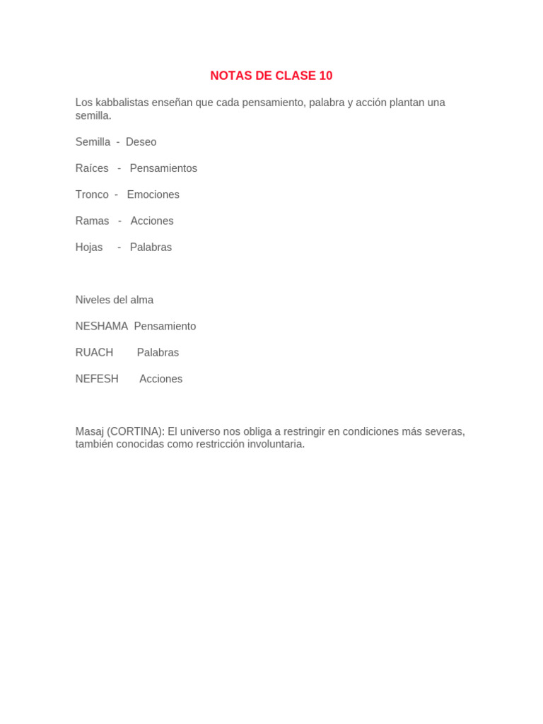 Notas de Clase 10 | PDF