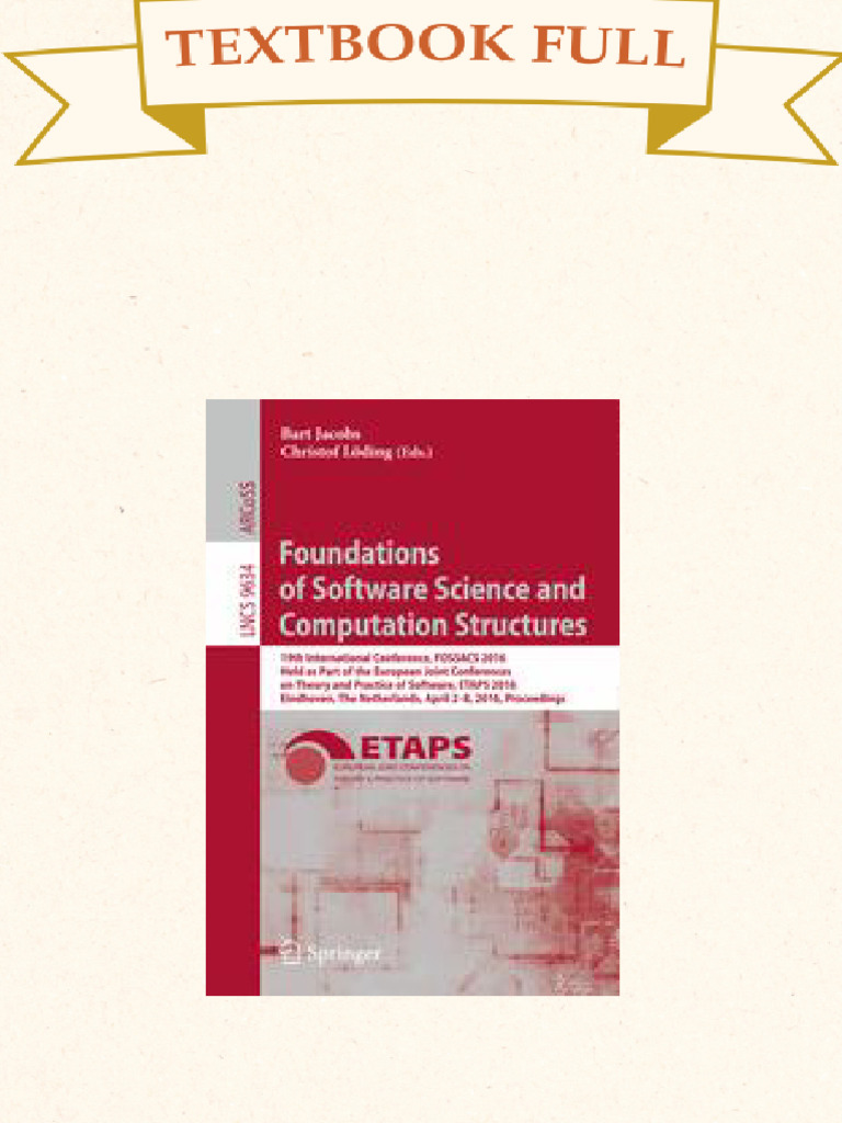 Foundations Of Software Science And Computation Structures 19th International Conference Fossacs