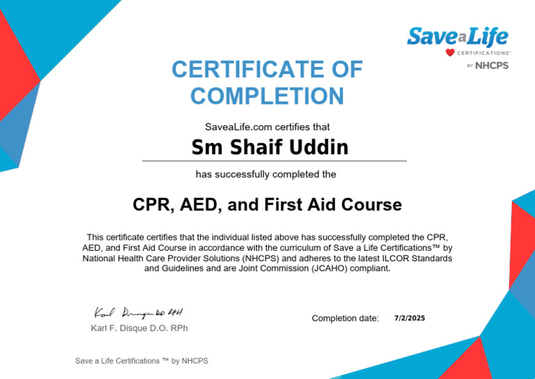 Course Completion Certificate | PDF