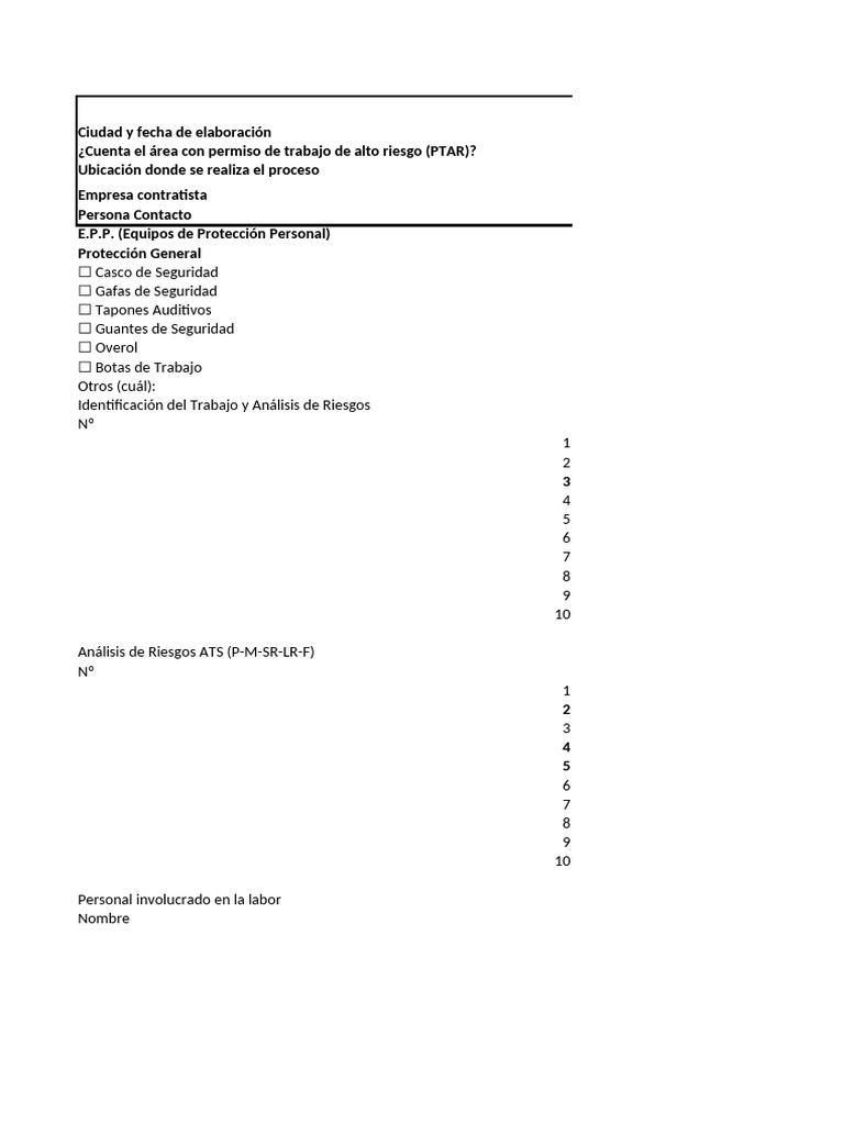 Formato ATS Editable | PDF | Electromagnetismo | Electricidad